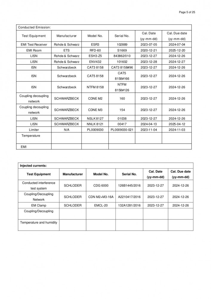 Technical document page 5