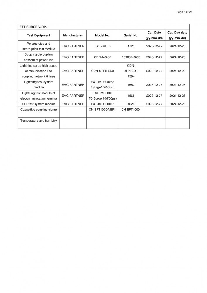 Technical document page 6