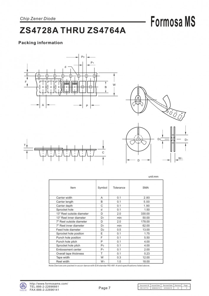 ZS4745A datasheet page 7