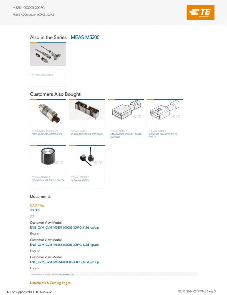 M5254-000005-300PG technical document page 3
