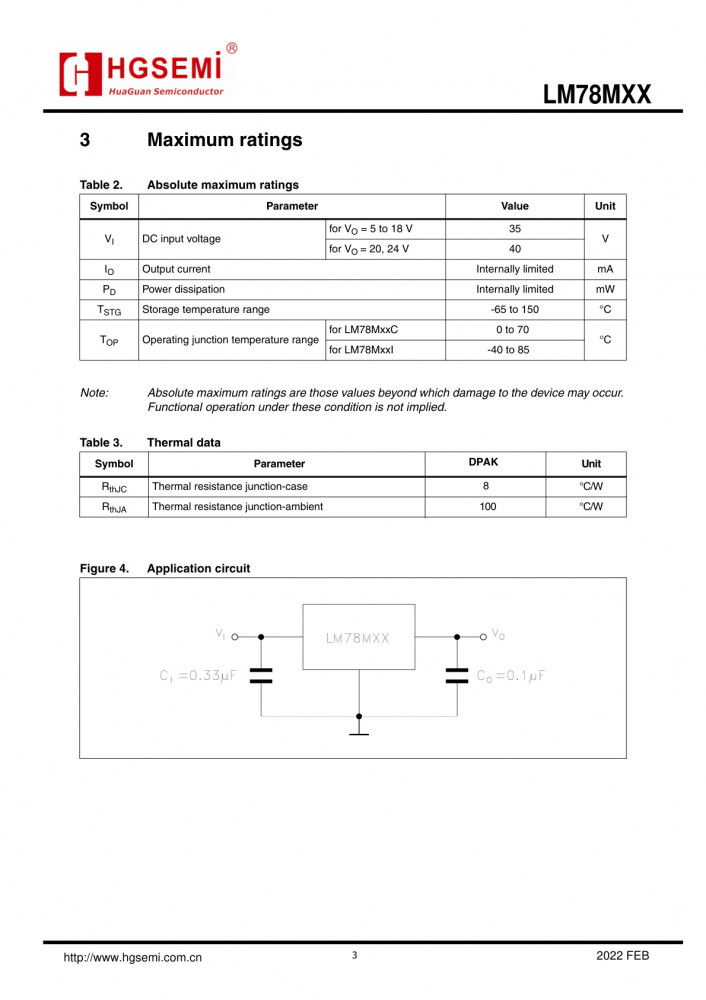 LM78M06CDT/TR datasheet page 3