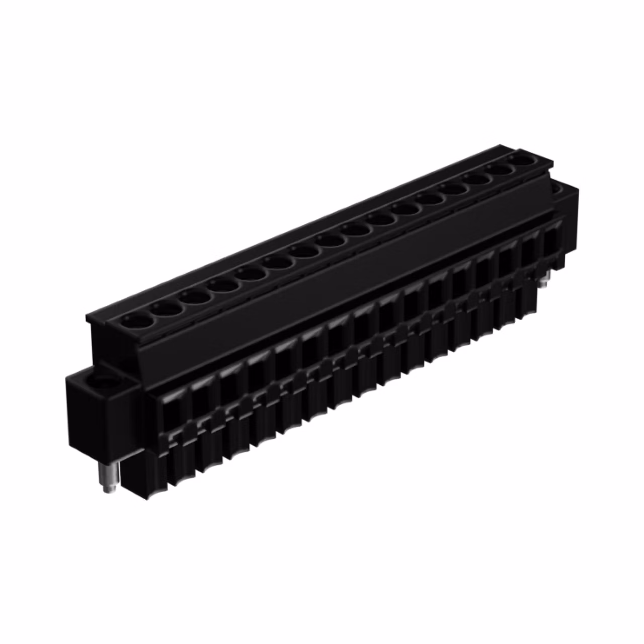 3.81mm Pitch Eurostyle Vertical Plug, with Retention Screws, Rear Wire Entry, 16 Circuits for sale