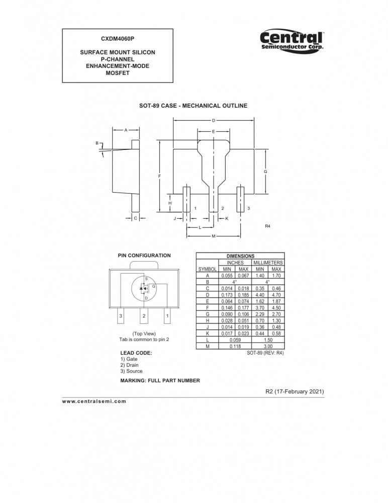 CXDM4060P datasheet page 2