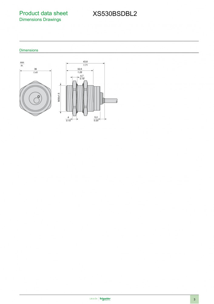 XS530BSDBL2 technical document page 3
