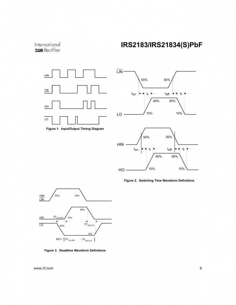 IRS2183 datasheet page 6