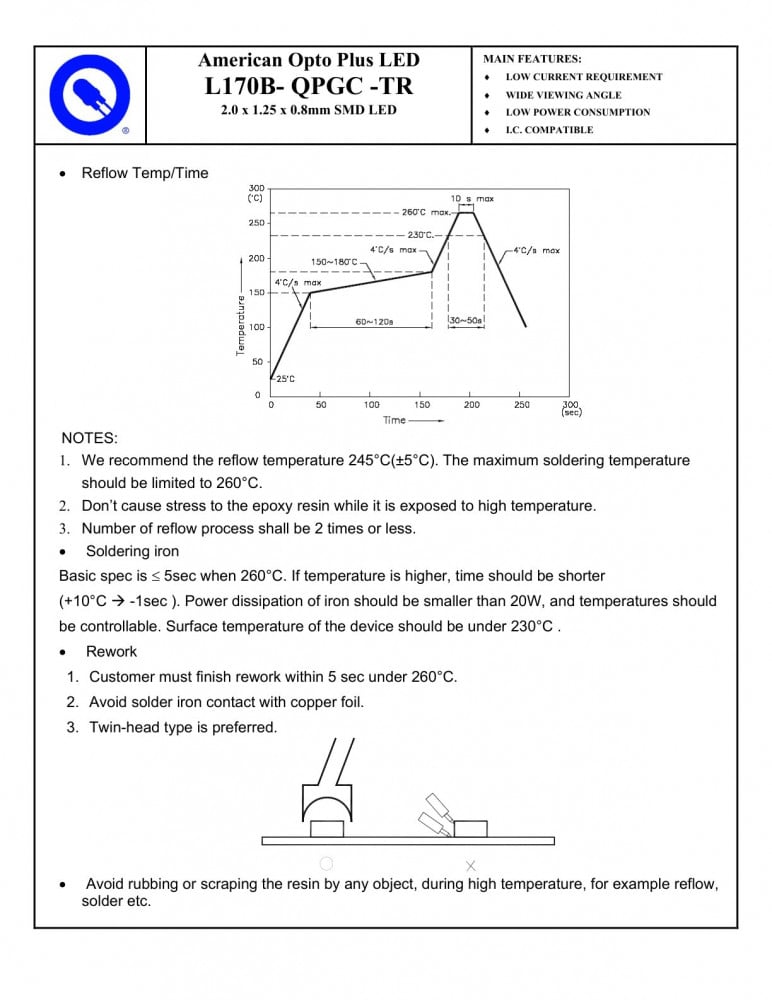L170B-QPGC-TR datasheet page 4