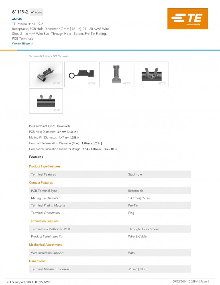 61119-2 technical document page 1