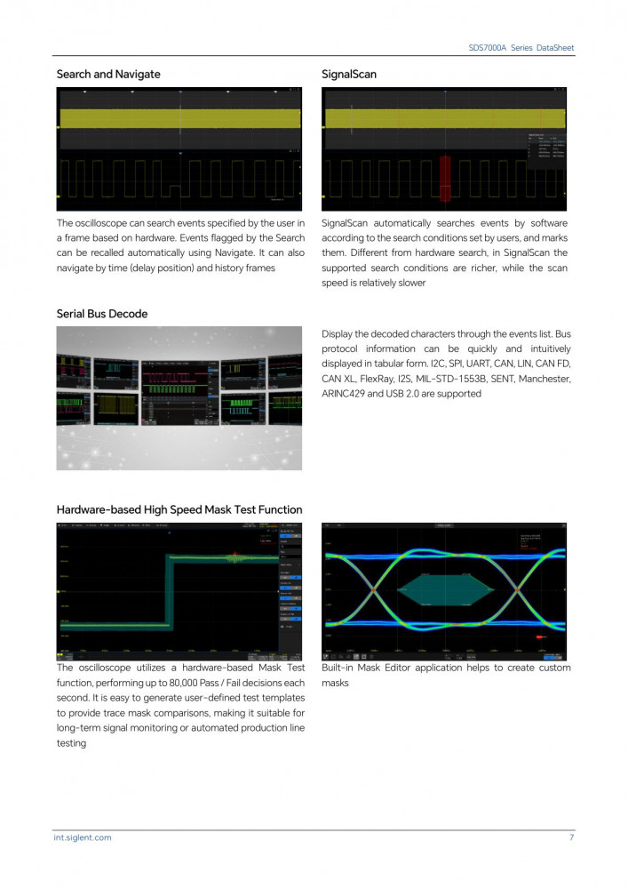 SDS7000A datasheet page 8