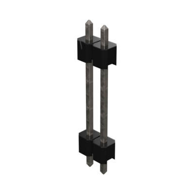 KK 254 PCB Header, Single Row, Dual Body, Through Hole, Vertical, 2 Circuits, 2.50µm Tin(Sn) Plating, 15.60mm Stacking Height, Bag Packaging, Lead-Free for sale
