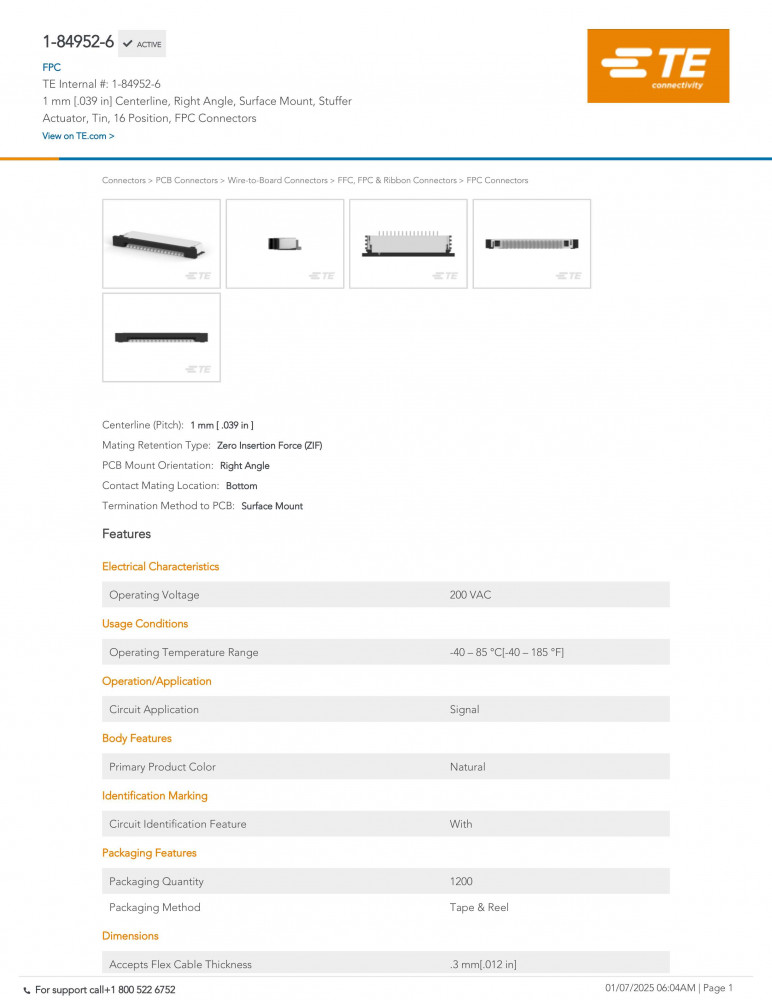 1-84952-6 technical document page 1