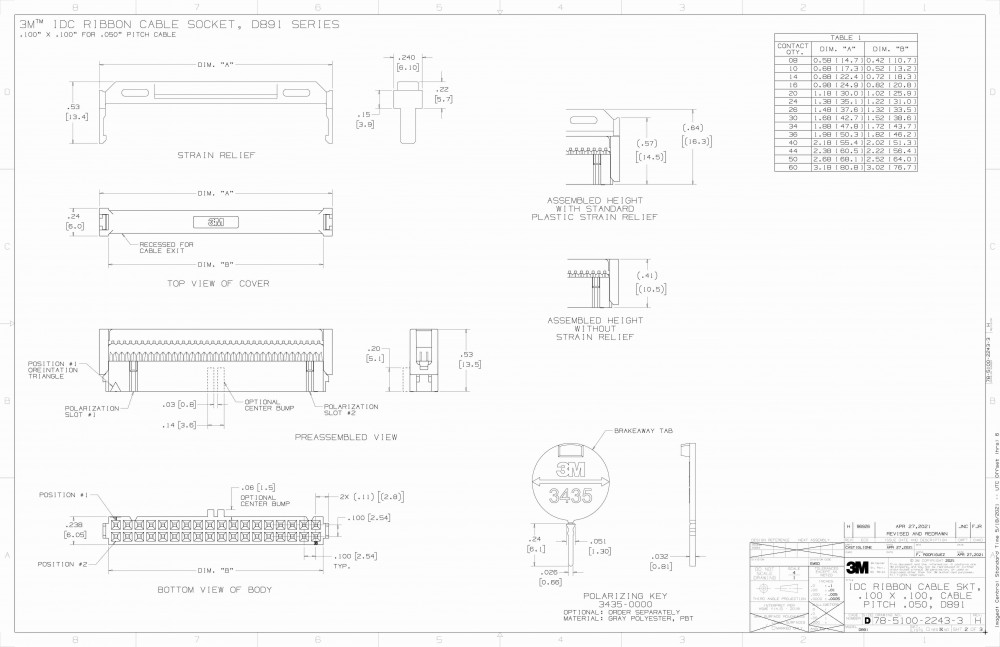 3M D89140-0031HK technical document page 2