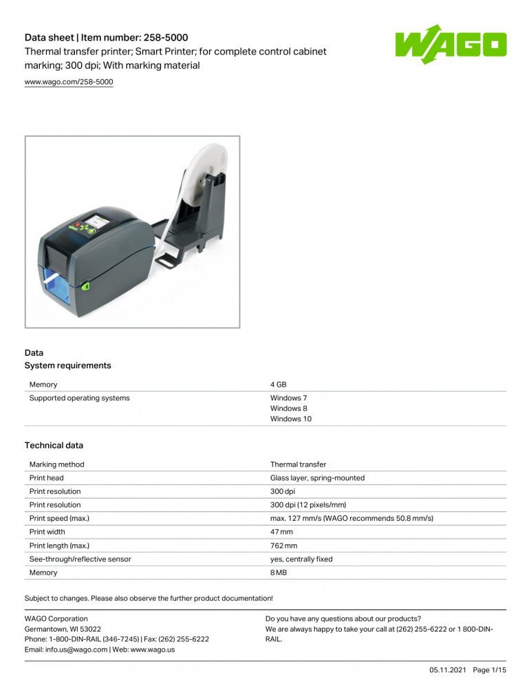 258-5000 document page 1