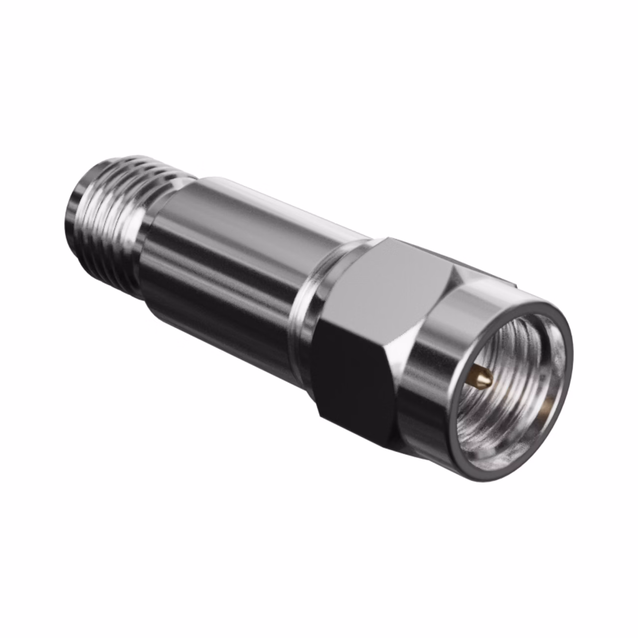 SMA Attenuator, Plug to Jack, Straight, 18 GHz, 2 Watt, 15 dB, without Hex for sale