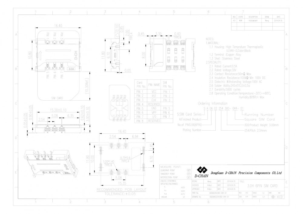 SA0602254300-044-01 technical document preview