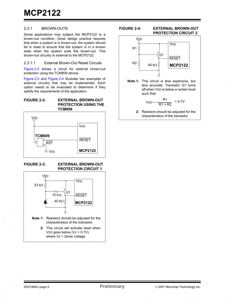 MCP2122 datasheet page 6