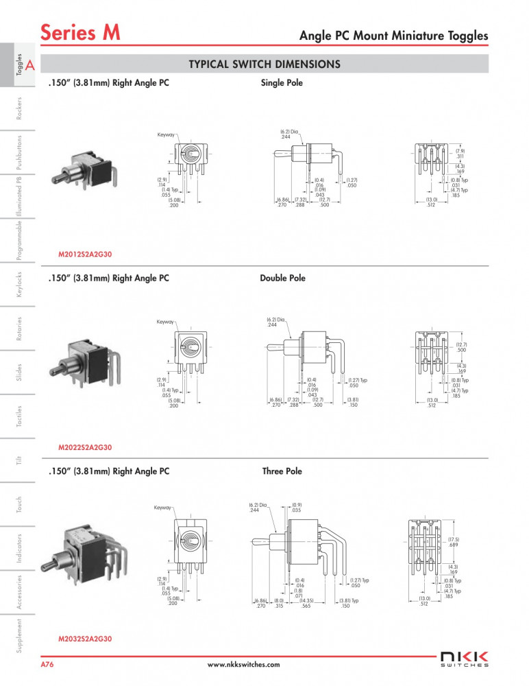 NKK Switches catalog page 7