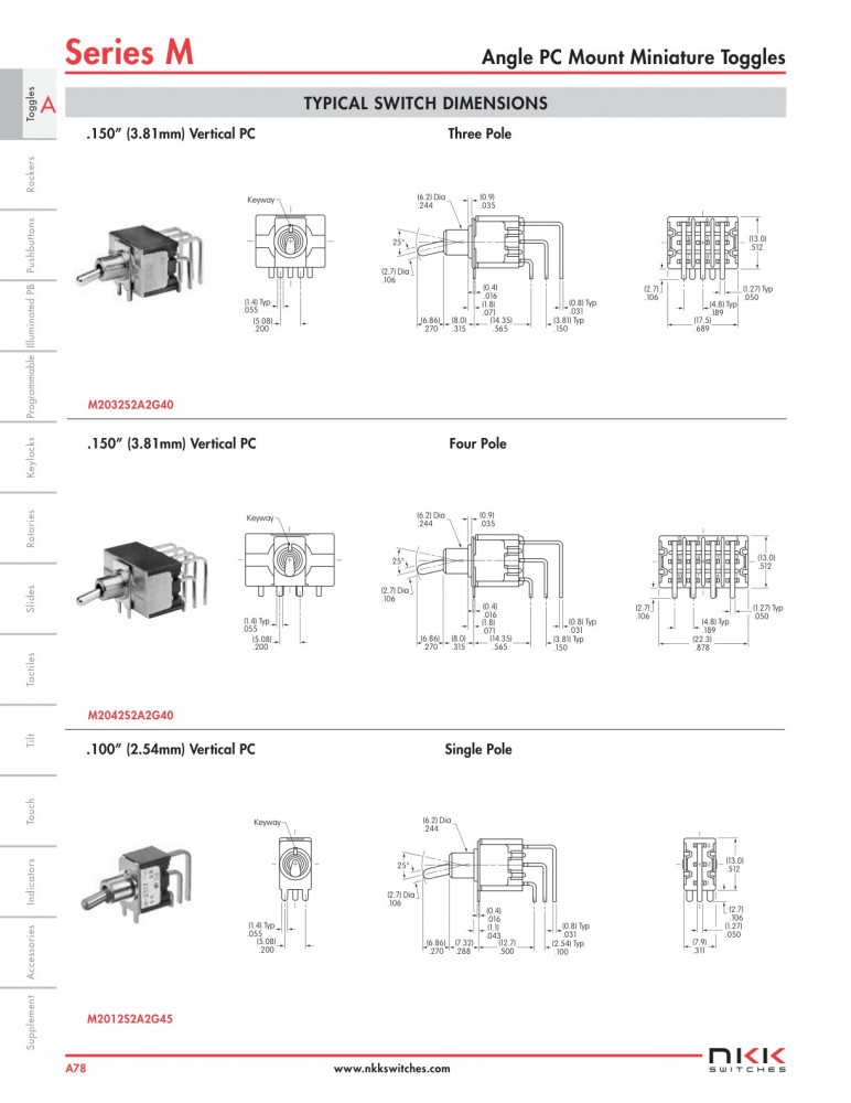 NKK Switches catalog page 9