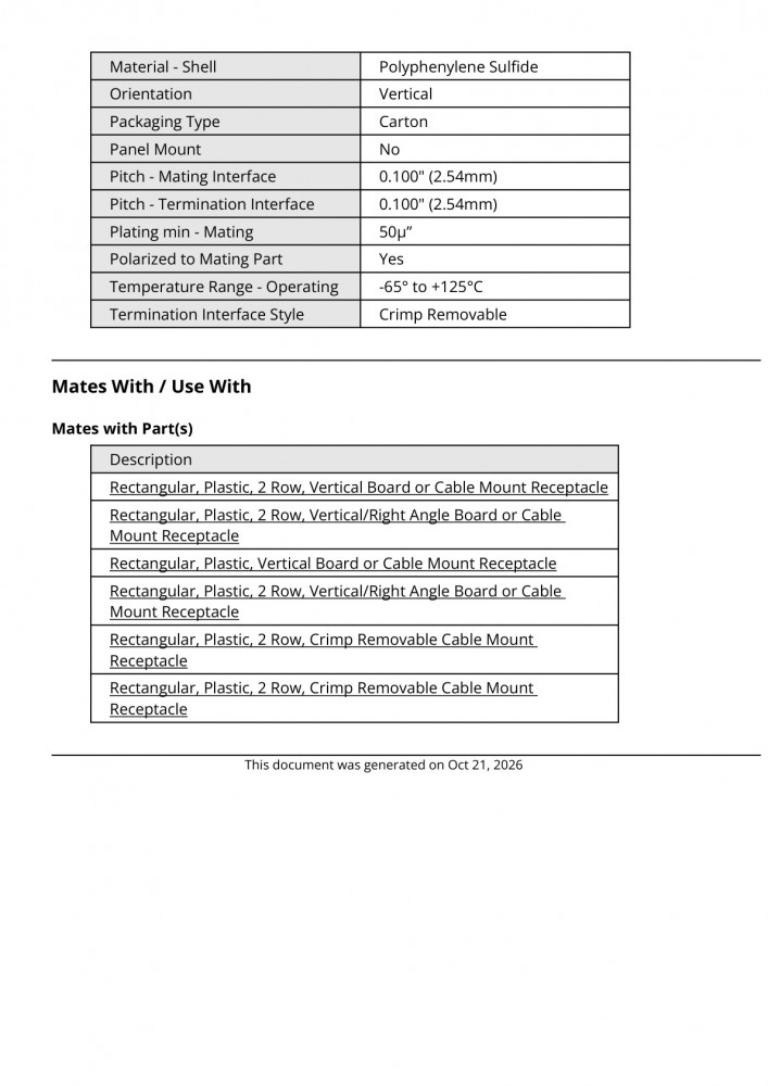 WTDVA70PJTA technical document image, page 2