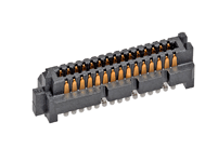 SEARAY Slim Receptacle, 100 Circuits, 7.50mm Unmated Height, 4 Rows, with Pegs, Solder Charge Lead-Free