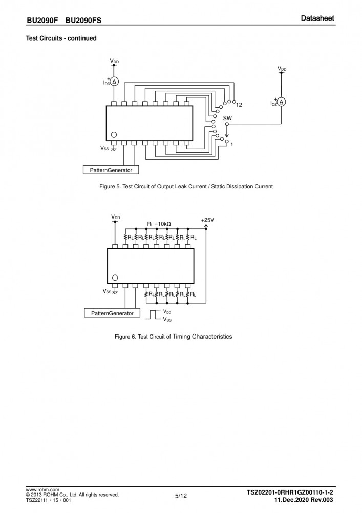 BU2090FS-E2 datasheet page 5