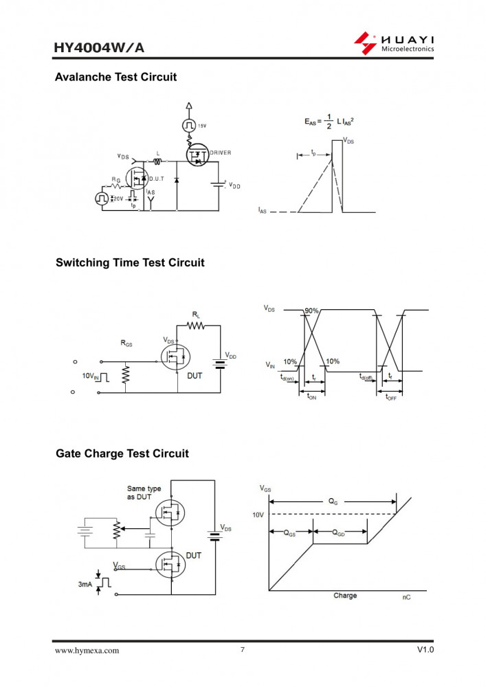 HY4004A datasheet page 7