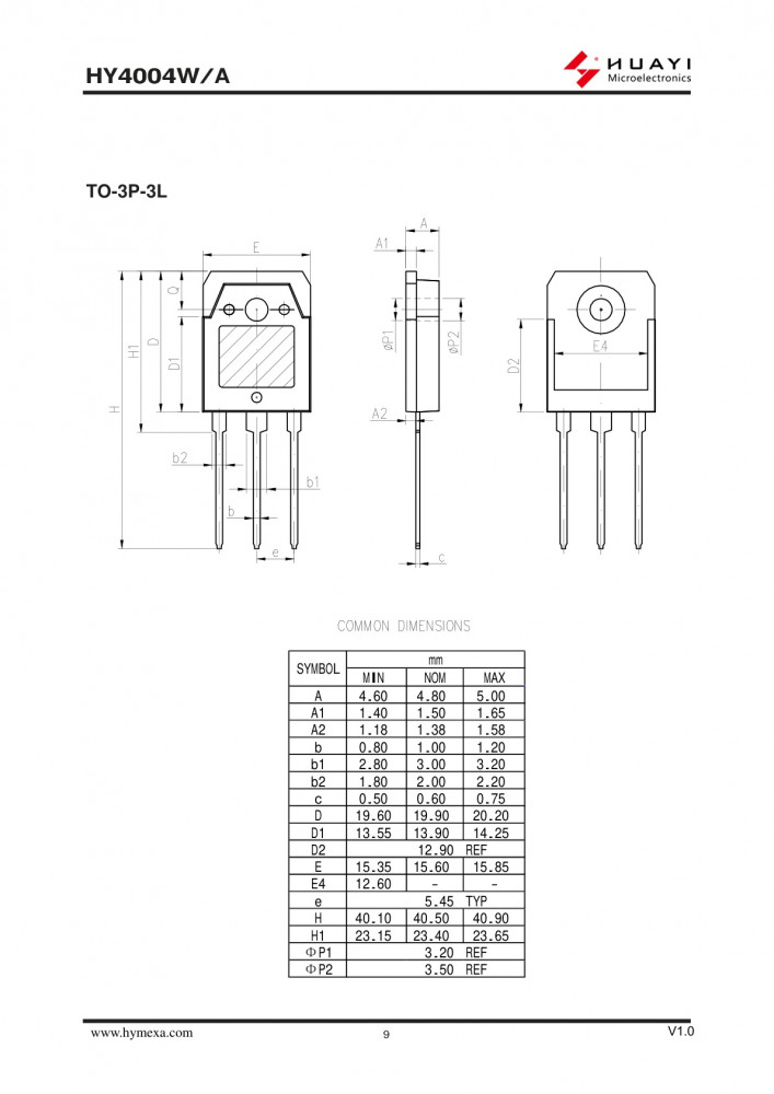 HY4004A datasheet page 9