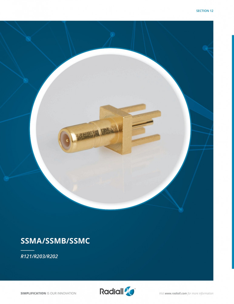 Radiall SSMB technical document page 1