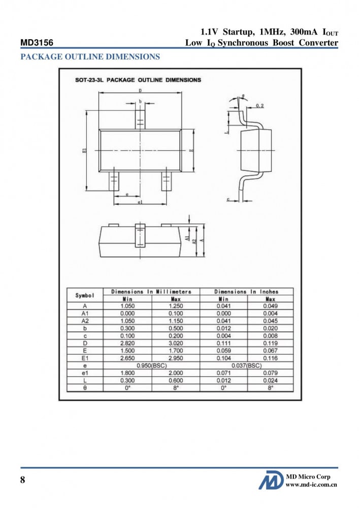 MD3156 datasheet page 8