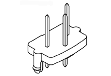 Milli-Grid Header, Dual Row, Dual Body, Through Hole, Vertical, 14 Circuits, 2.54µm Tin (Sn) Plating, 3.00mm Stacking Height, Tray, Lead-Free