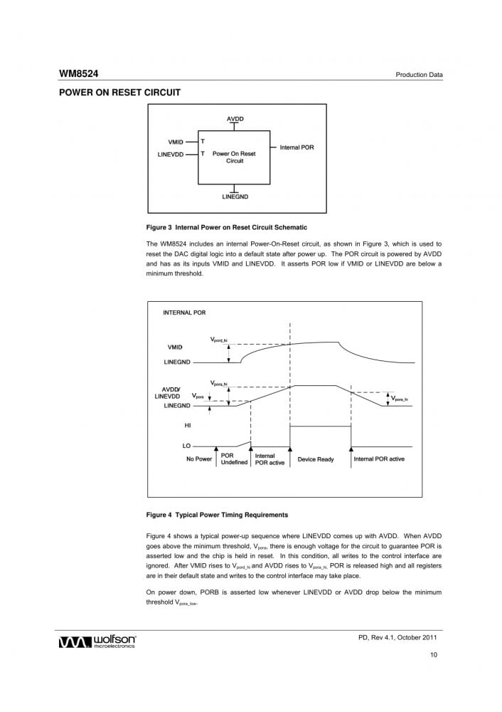 WM8524 datasheet page 10
