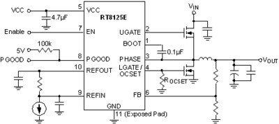 RT8207K - Complete DDRII/DDRIII/Low-Power DDRIII/DDRIV Memory Power Supply Controller
