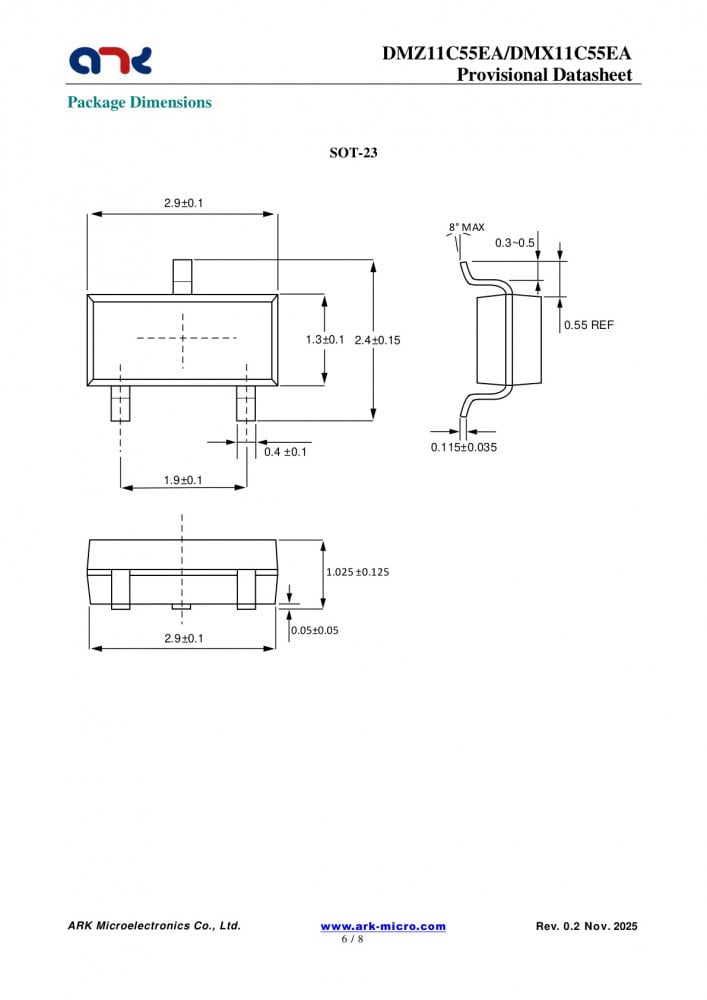 DMZ11C55EA datasheet page 6