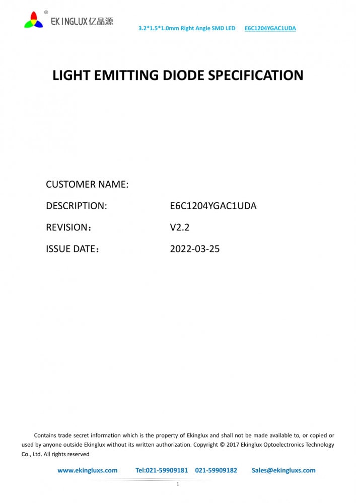 E6C1204YGAC1UDA datasheet page 1