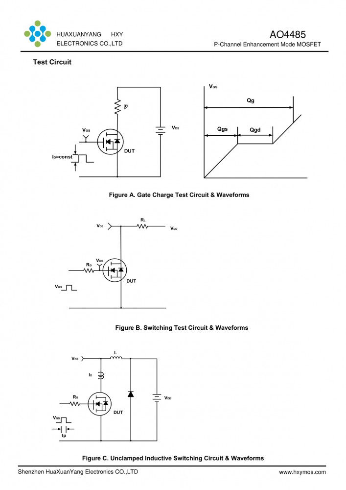 AO4485 datasheet page 5