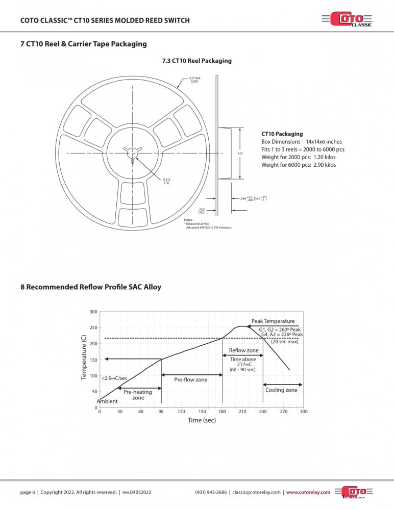 COTO CT10 datasheet page 6