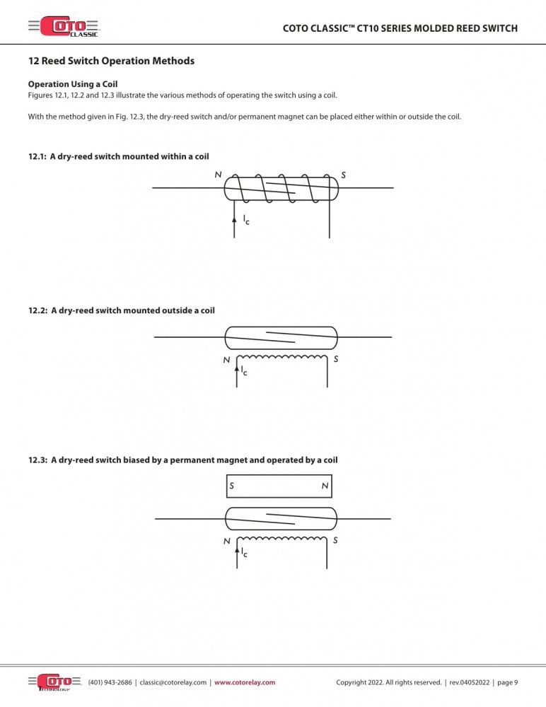COTO CT10 datasheet page 9