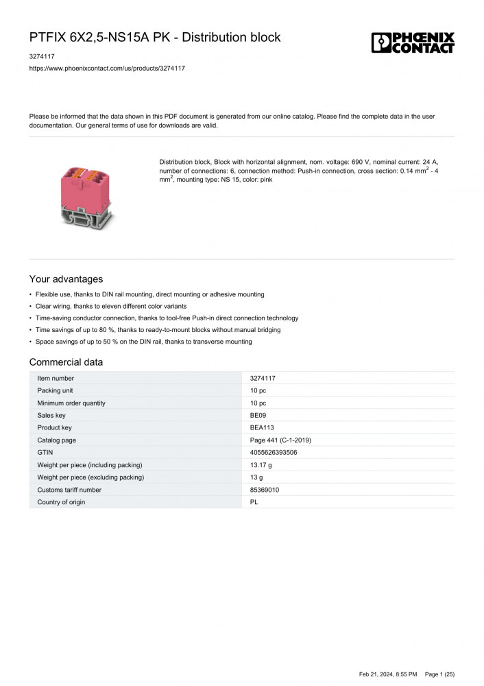 3274117 technical document page 1