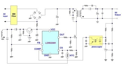 Transition-Mode PFC and Quasi-Resonant Current Mode PWM Controller