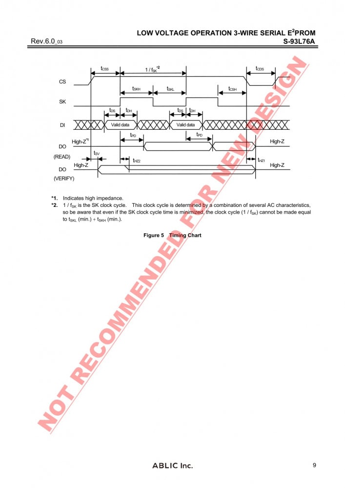 ABLIC S-93L76A datasheet page 9