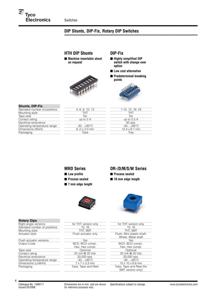 TE Connectivity switch catalog page 5