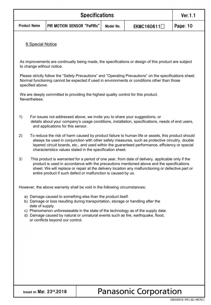 EKMC1606113 specification page 10
