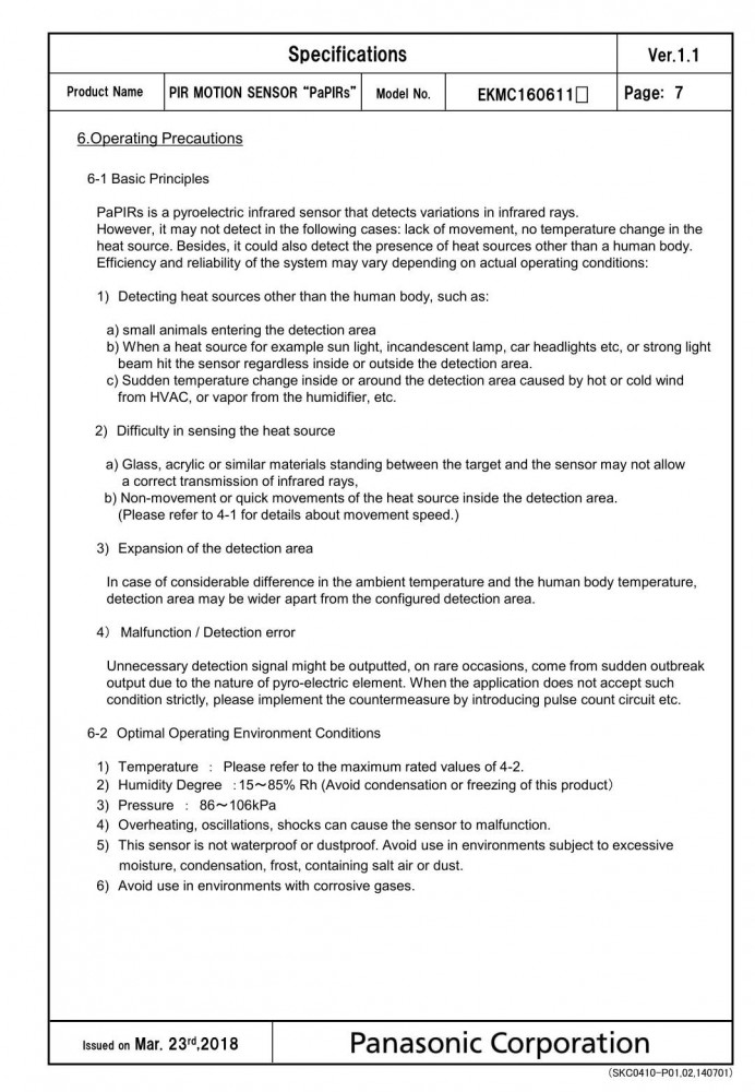 EKMC1606113 specification page 7