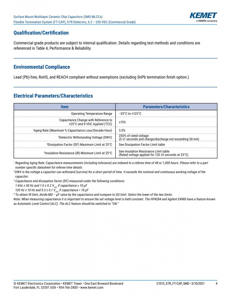 KEMET FT-CAP datasheet page 4
