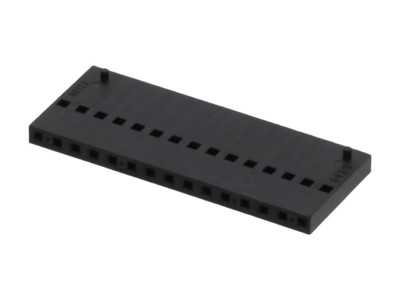 C-Grid III Modular Crimp Housing, 2.54mm Pitch, Single Row, 24 Circuits, 2 Polarizing Buttons