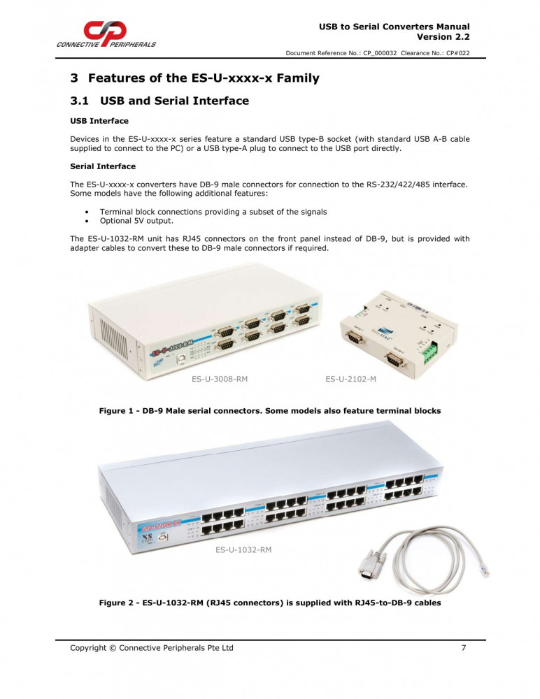 USB to Serial Converters Manual, page preview 7