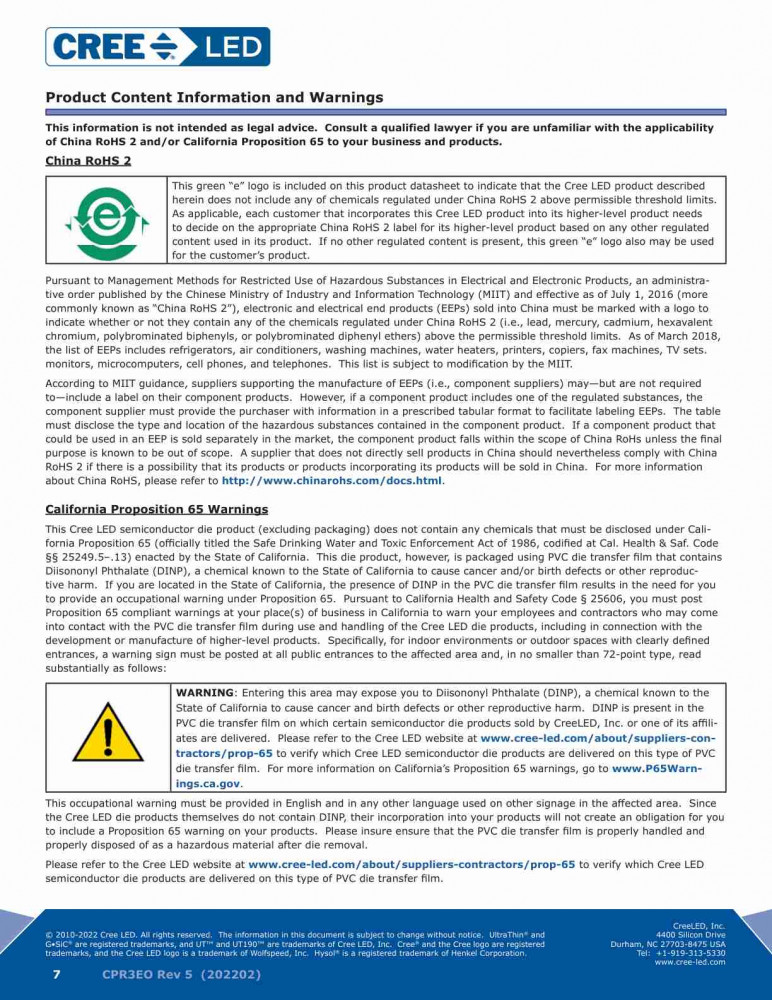 UT190 Gen 3 datasheet page 7
