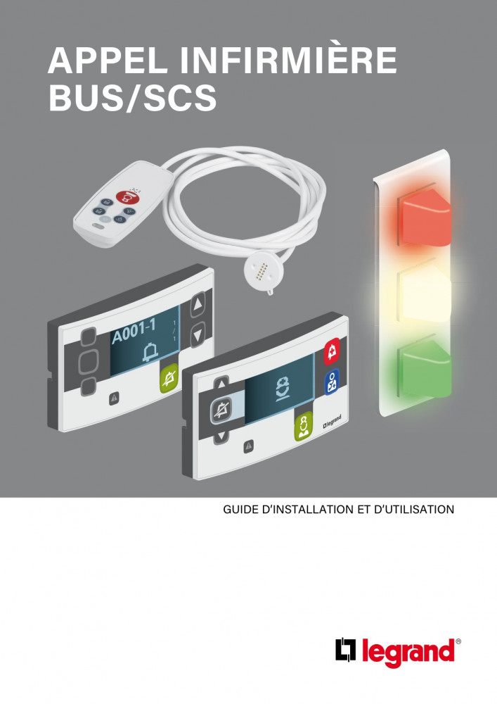 Legrand BUS/SCS nurse-call installation guide, page image 1