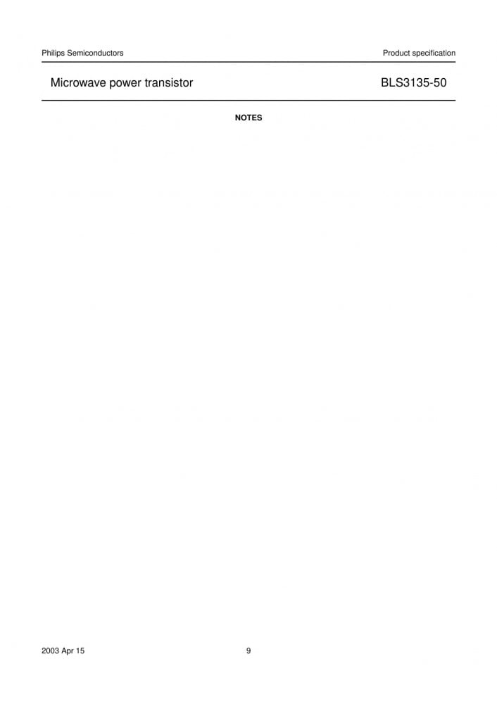 BLS3135 technical document page 9