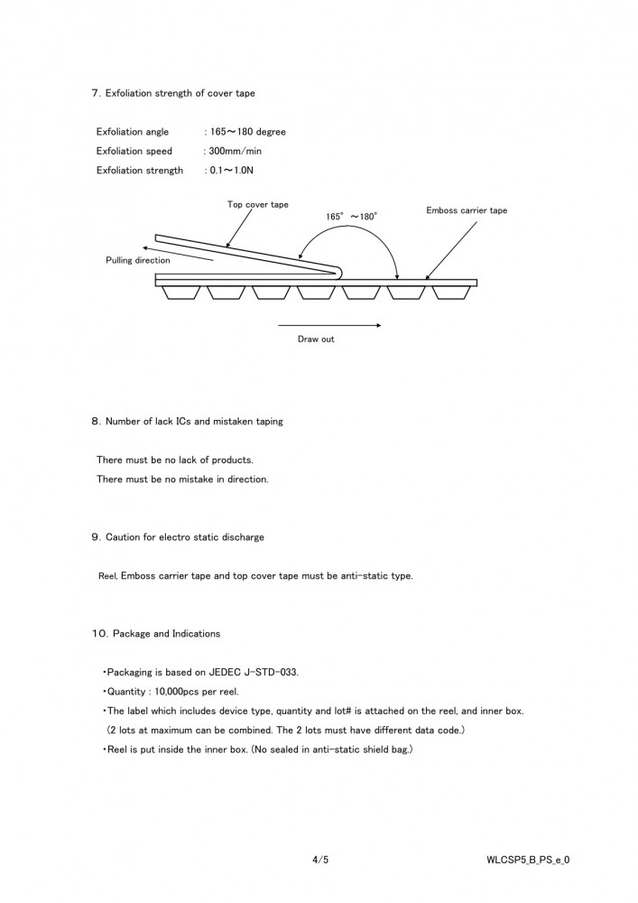 AK09917D quality document, page 5