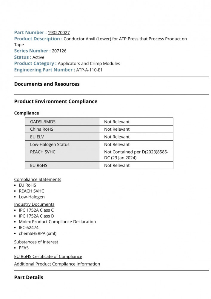 Product document preview, page 1